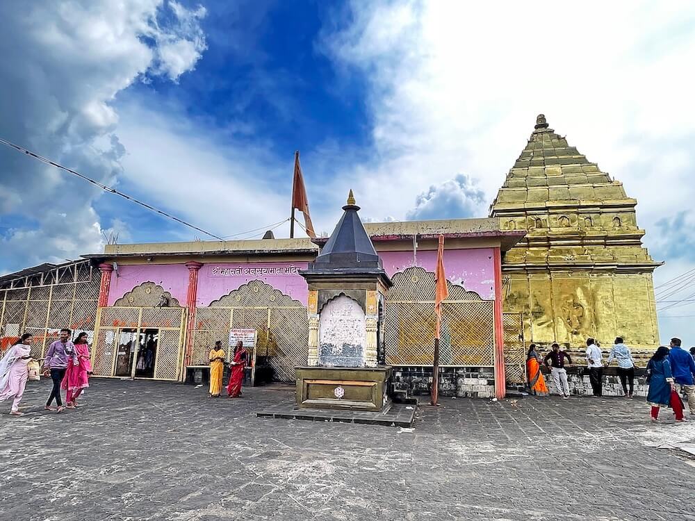 Mahasati Anasuya Temple Anasuya Mata Shikhar, Mahurgad, Tal. Mahur ...